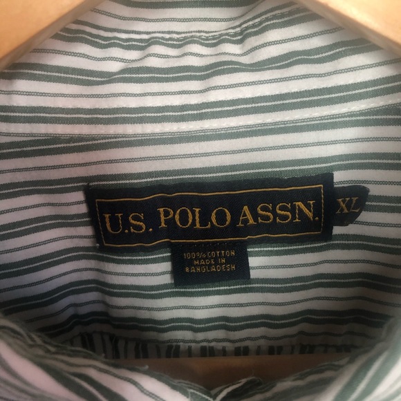 U.S. Polo Assn. | Shirts | Us Polo Assn Uspa Long Sleeve Button Logo ...